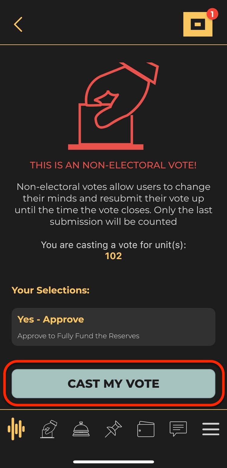 How to Cast a Non-Electoral Vote Using the ONR App
