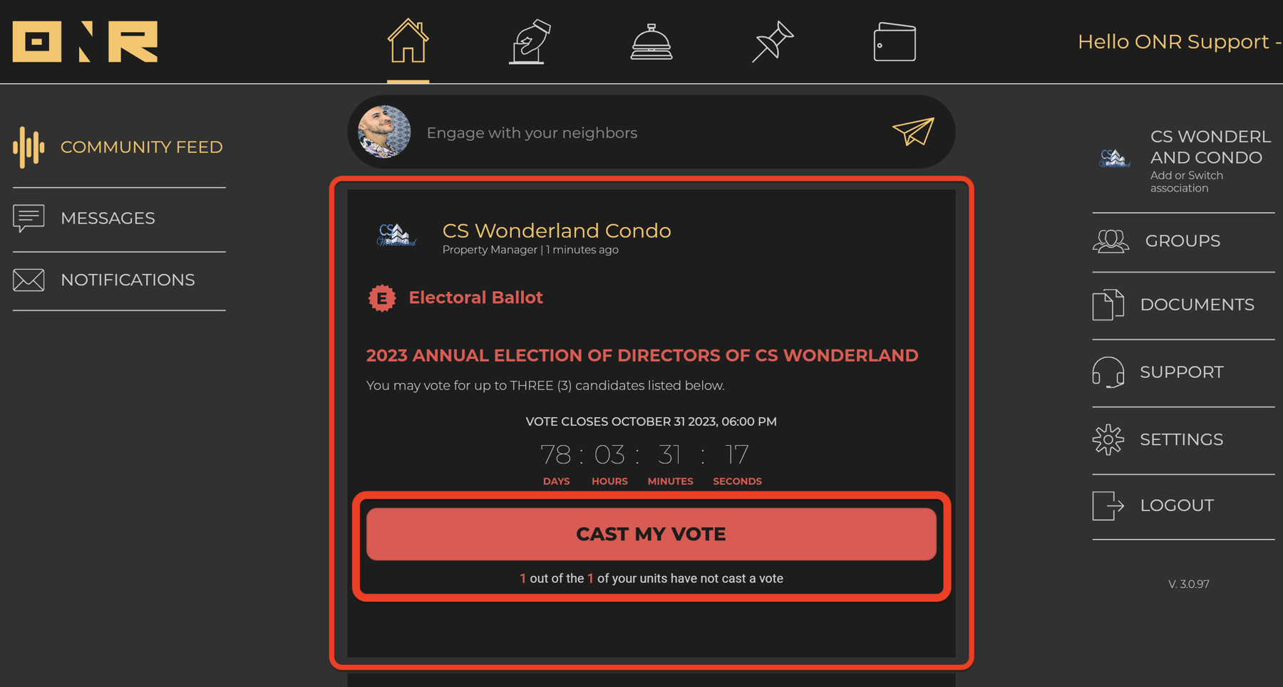 How to Cast an Electoral Vote Using a Web Browser (Laptop or Computer)