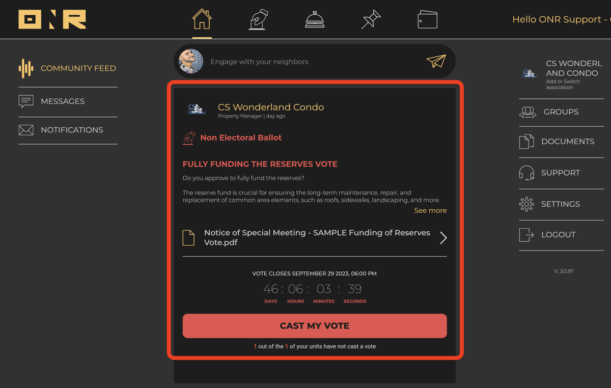 How to Cast a Non-Electoral Vote Using a Web Browser (Laptop or Computer)